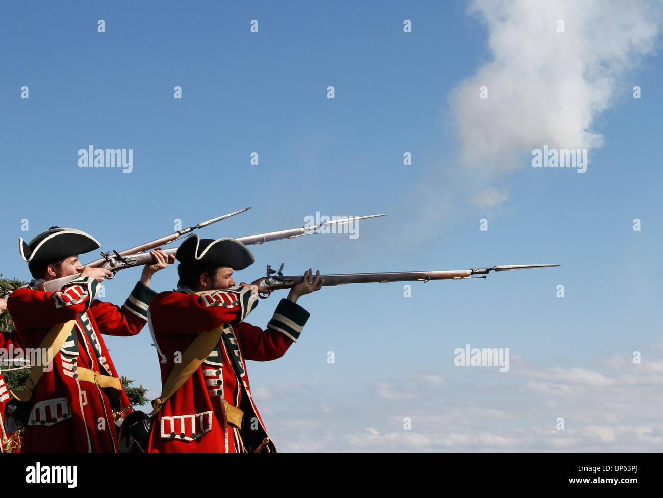 Scottish Soldiers In A Reenactment High Resolution Stock Photography ...