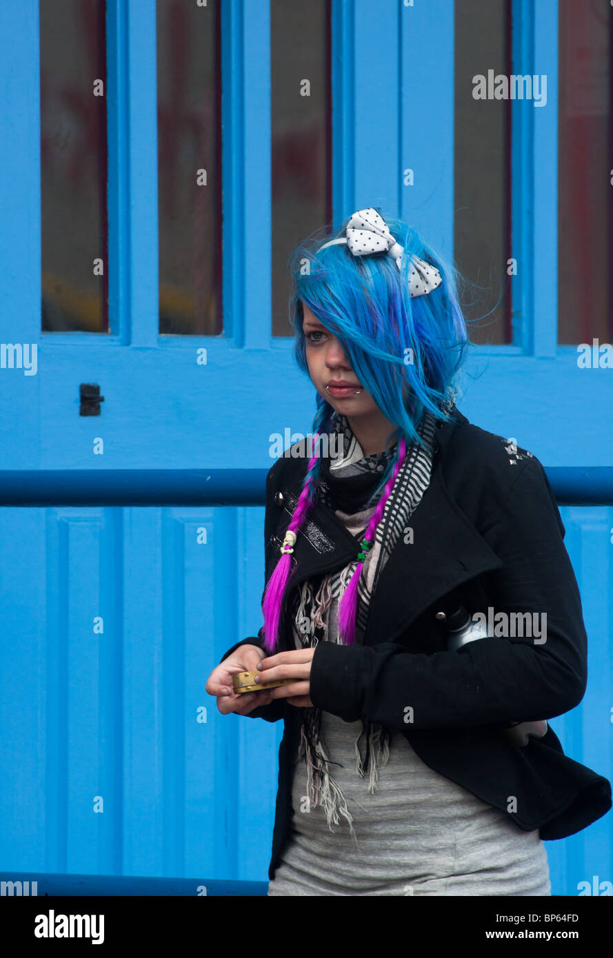 Blue pier hi-res stock photography and images - Alamy