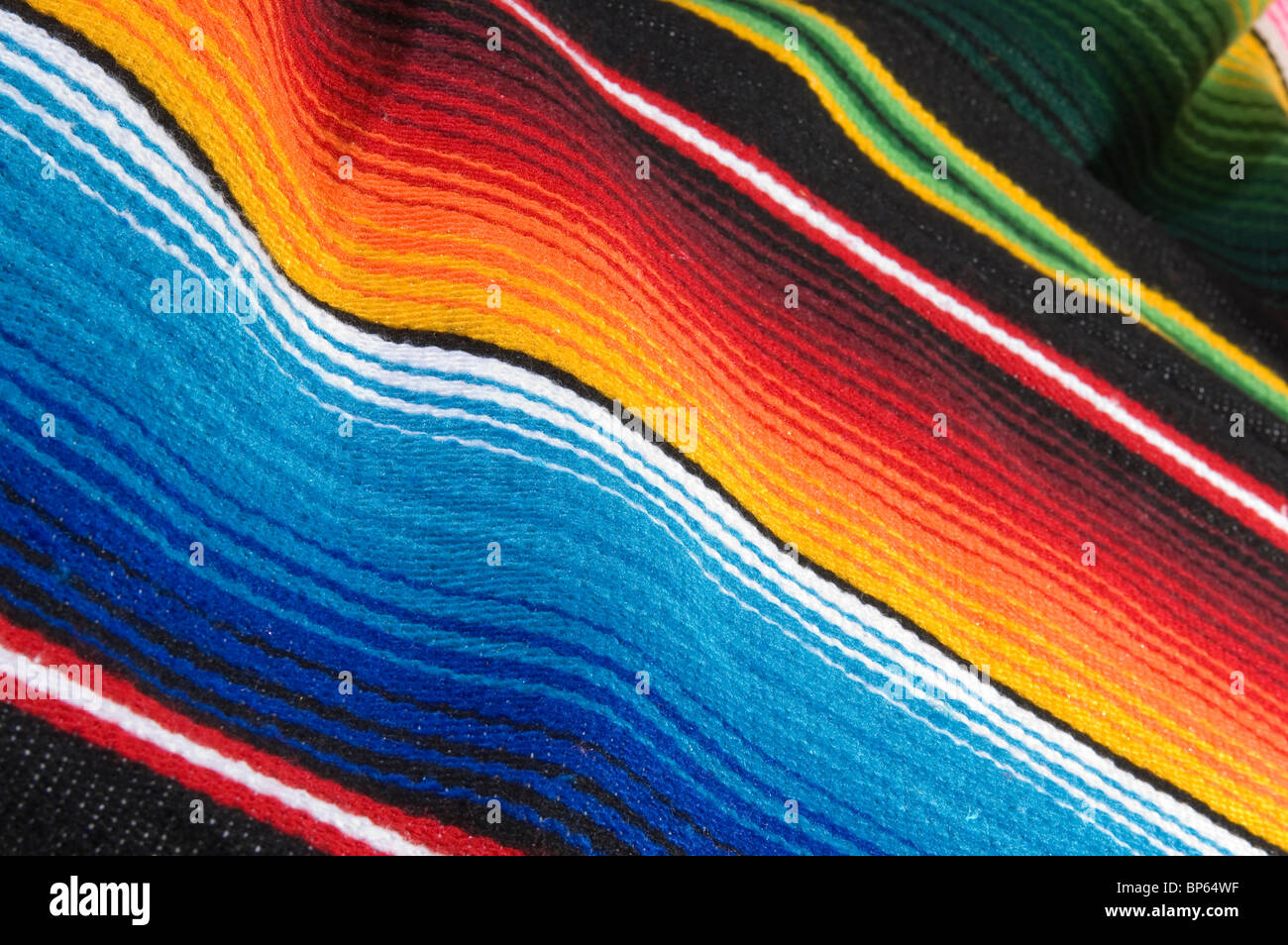 Colorful Mexican poncho close up texture Stock Photo - Alamy
