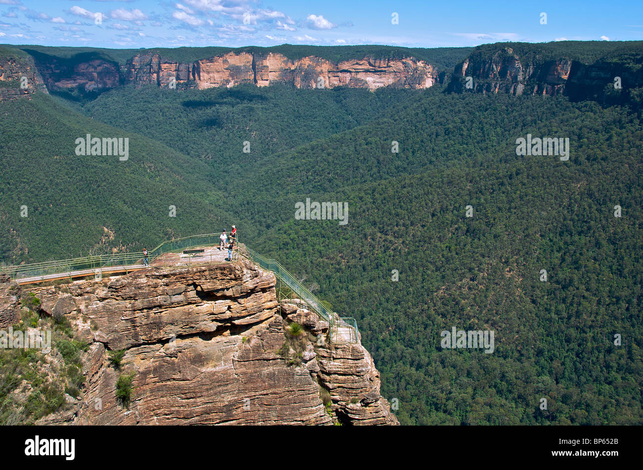 Pulpit Rock and Grose Valley Blackheath Blue Mountains NSW Australia ...