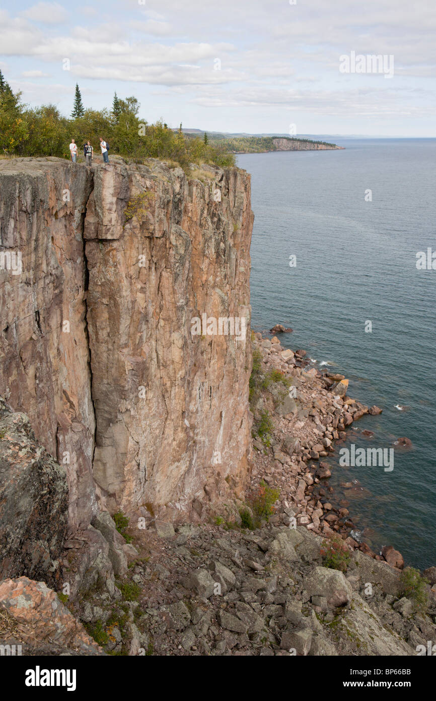 Minnesota, United States Of America; Rocky Cliffs Along The North Shore ...