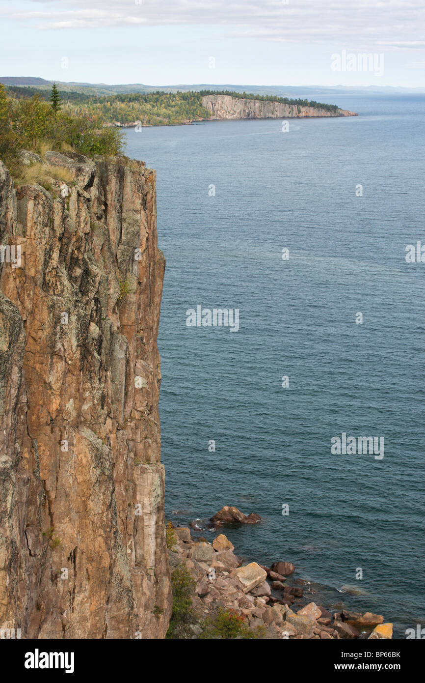 Minnesota, United States Of America; Rocky Cliffs Along The North Shore ...