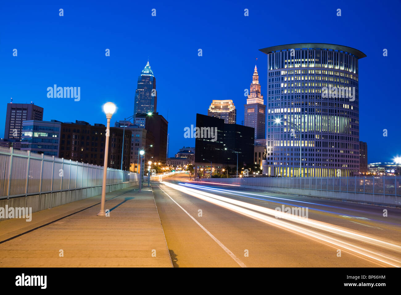 Traffic in Cleveland Stock Photo - Alamy