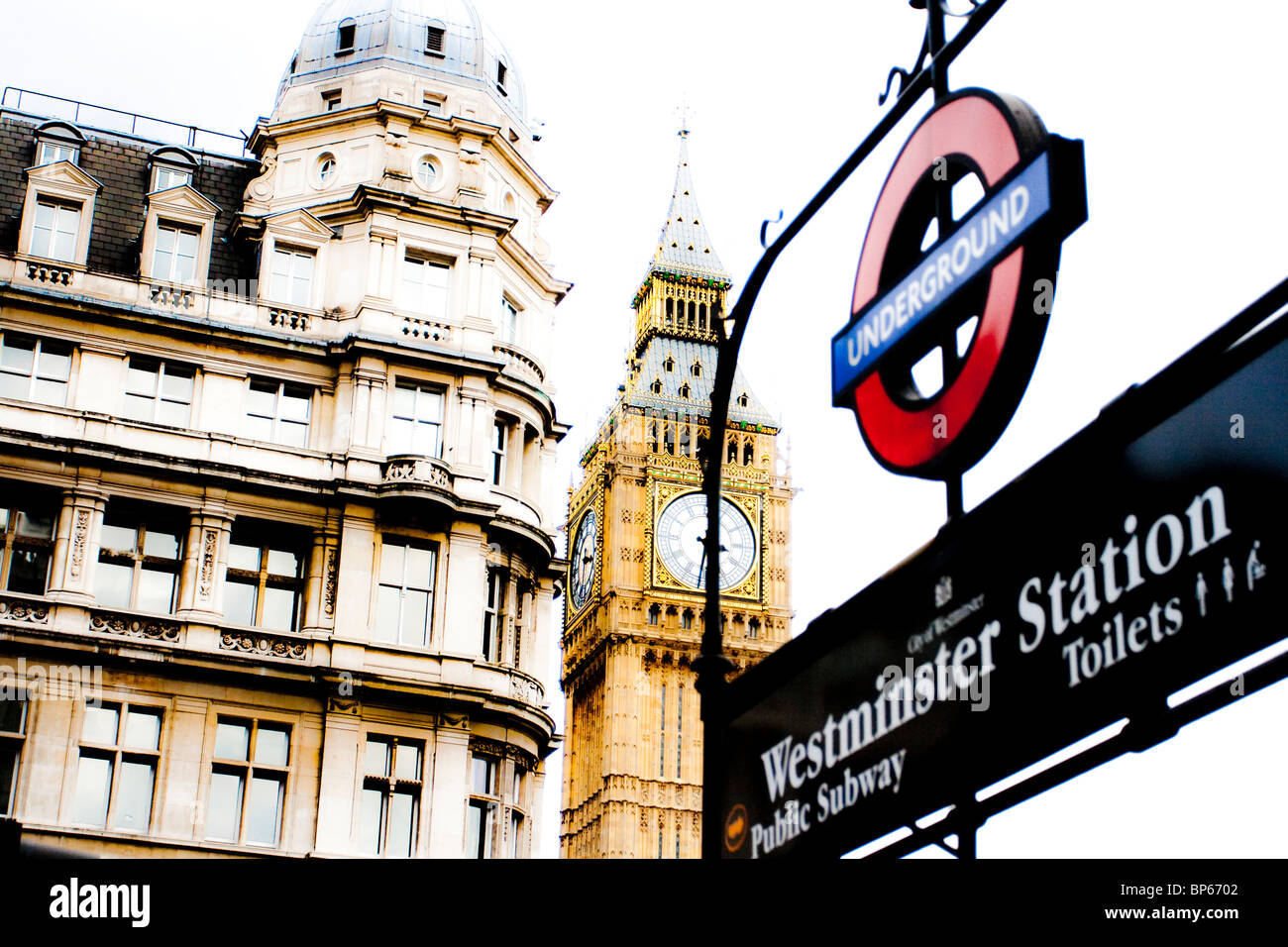 Westminster station tube sign hi-res stock photography and images - Alamy