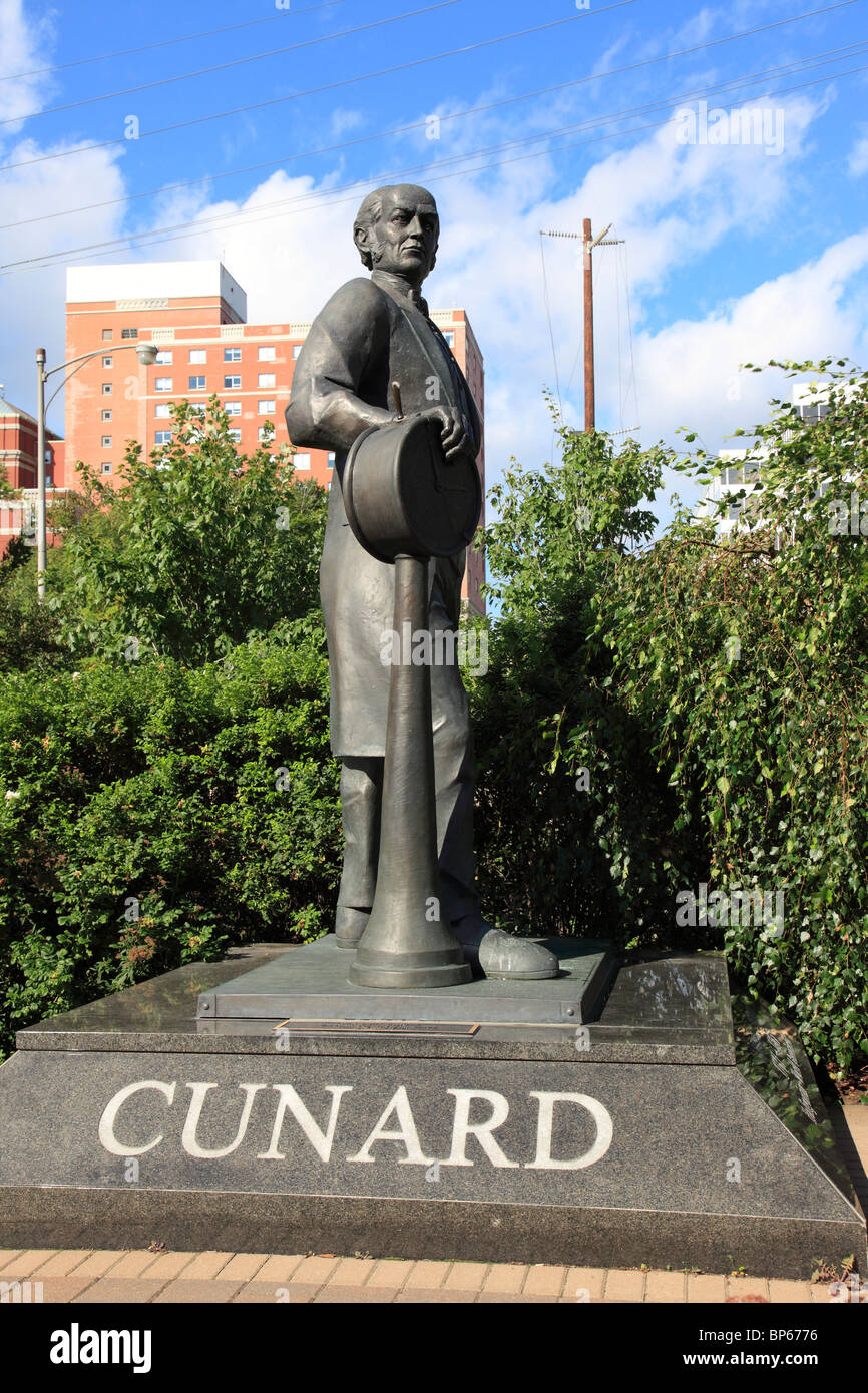 sculpture of Mr. Cunard at Pier 21, Halifax, Nova Scotia, Canada, North ...