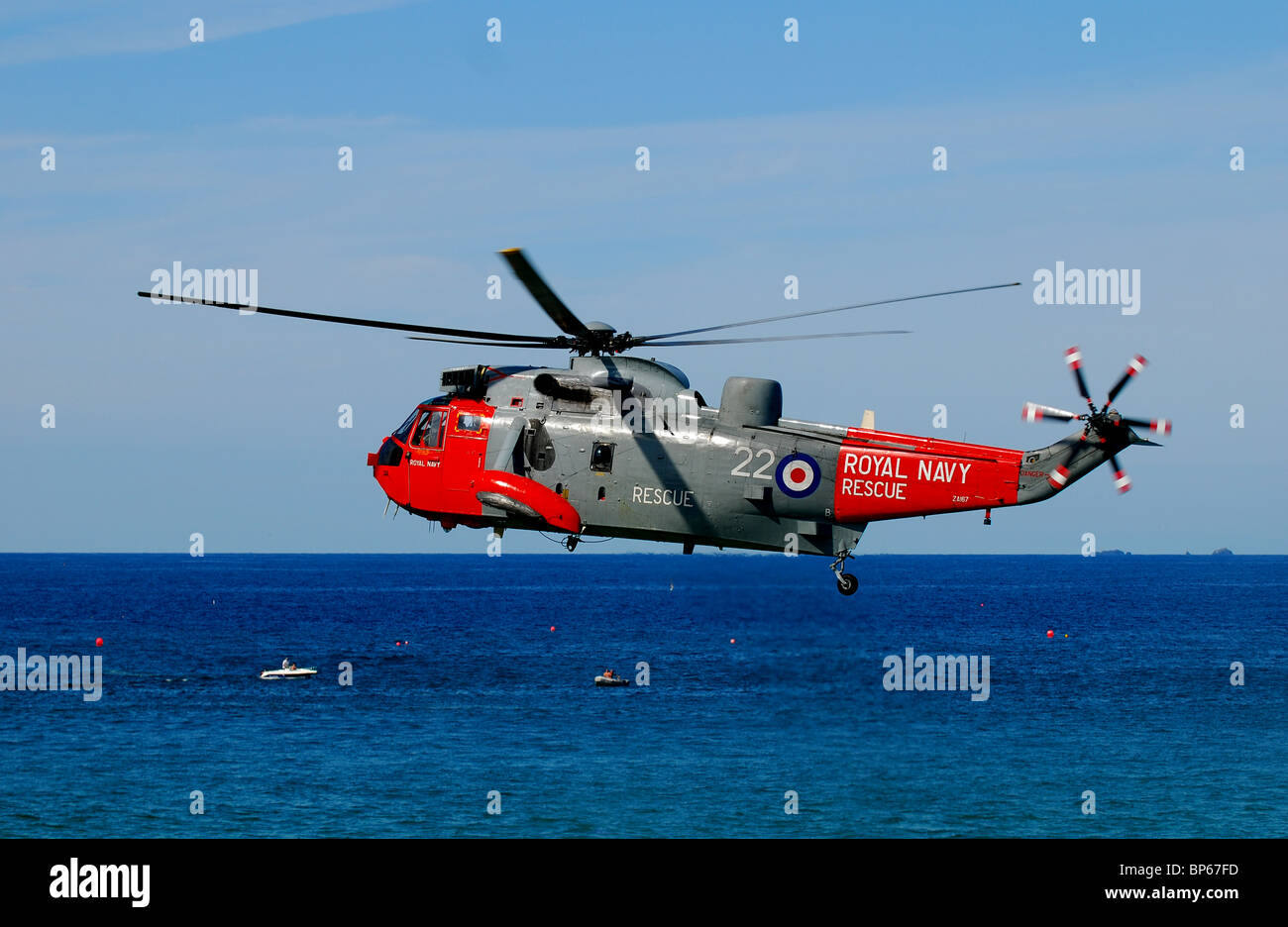 Royal navy rescue helicopter hi-res stock photography and images - Alamy