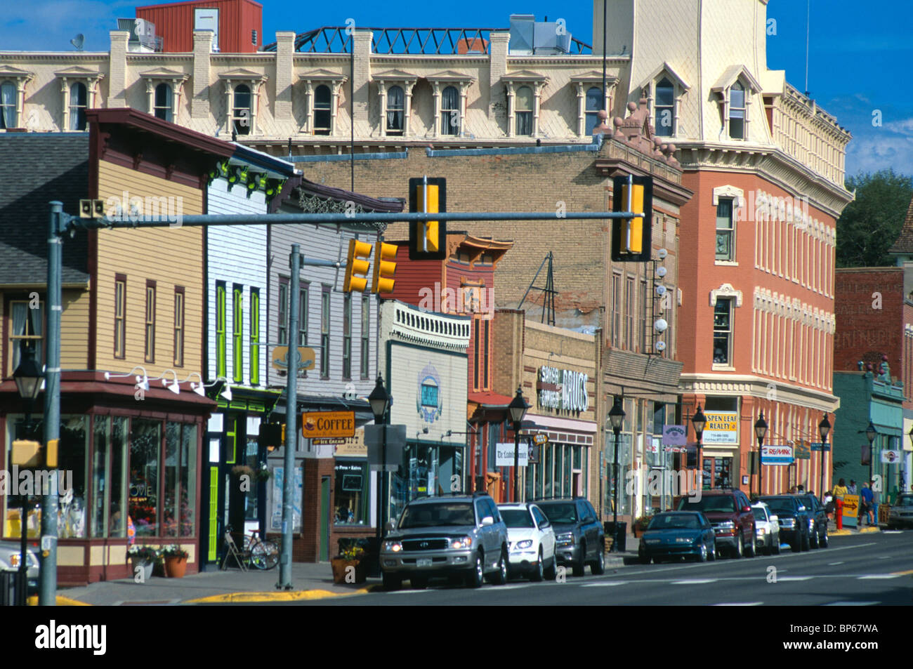 Historic buildings in Leadville, Colorado, USA Stock Photo - Alamy