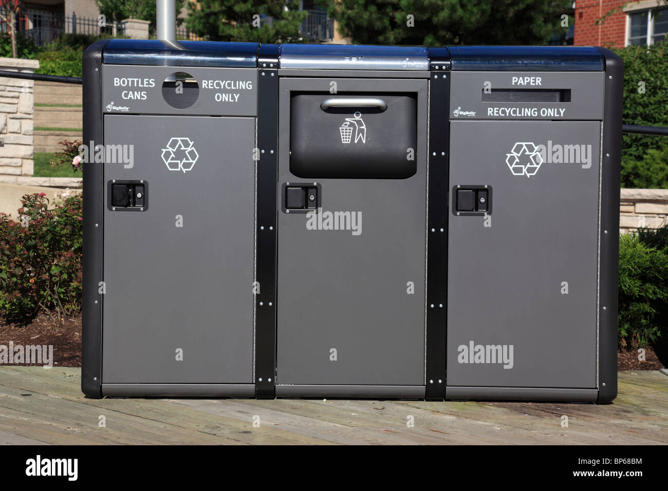waste for recycling containers at Halifax, Nova Scotia, Canada, North ...