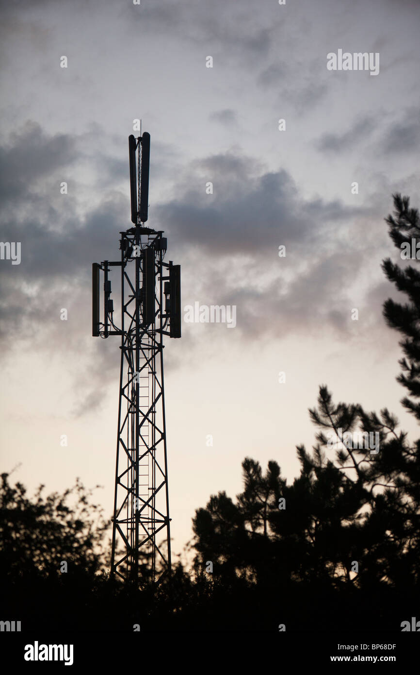 A mobile phone mast in Norfolk, UK Stock Photo - Alamy