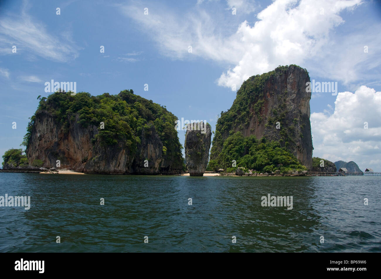 Thailand Phang-Nga National Park off the coast of Phuket. Island of Kao ...
