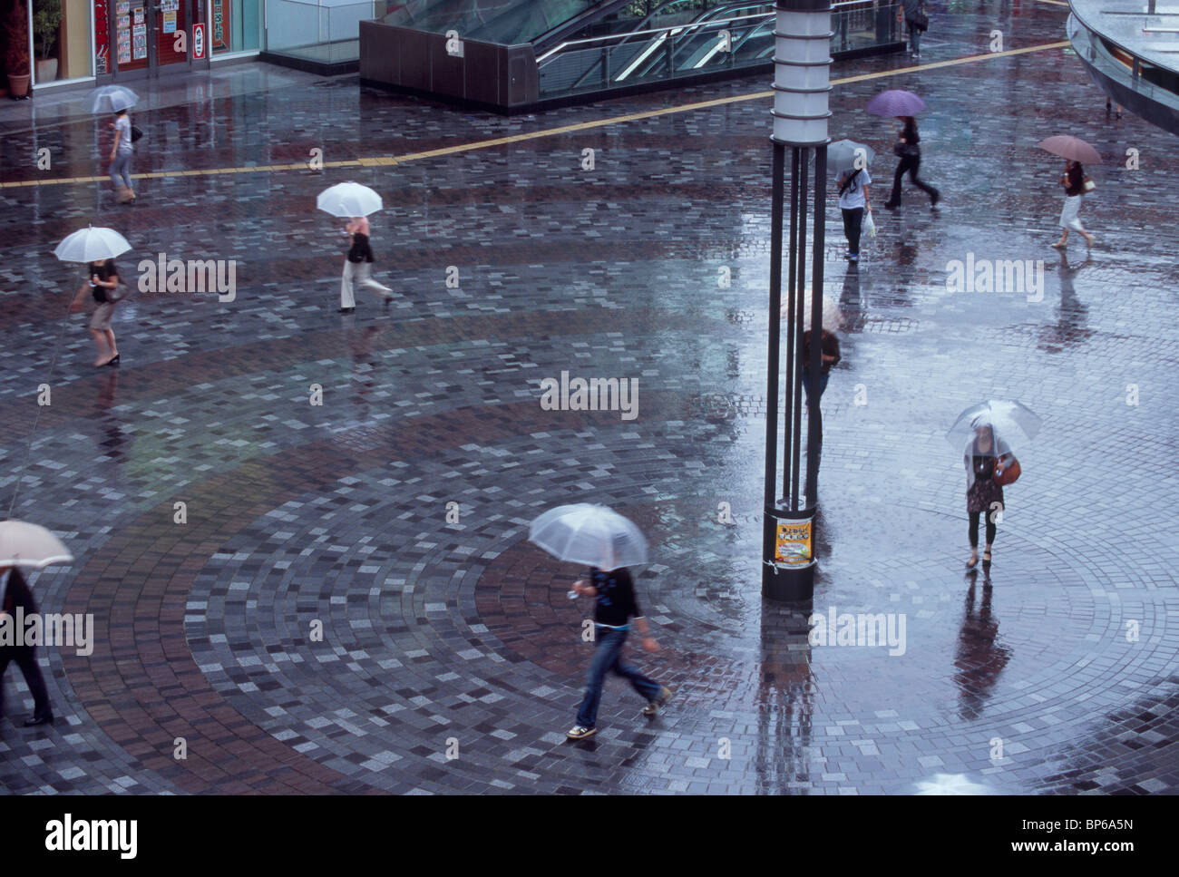 Rainy Weather at Yurakucho, Chiyoda, Tokyo, Japan Stock Photo - Alamy