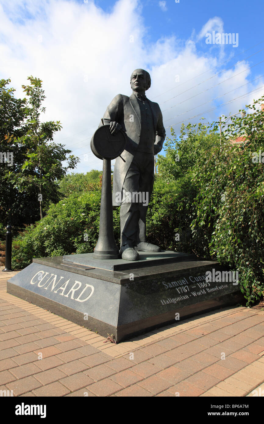 sculpture of Mr. Cunard at Pier 21, Halifax, Nova Scotia, Canada, North ...