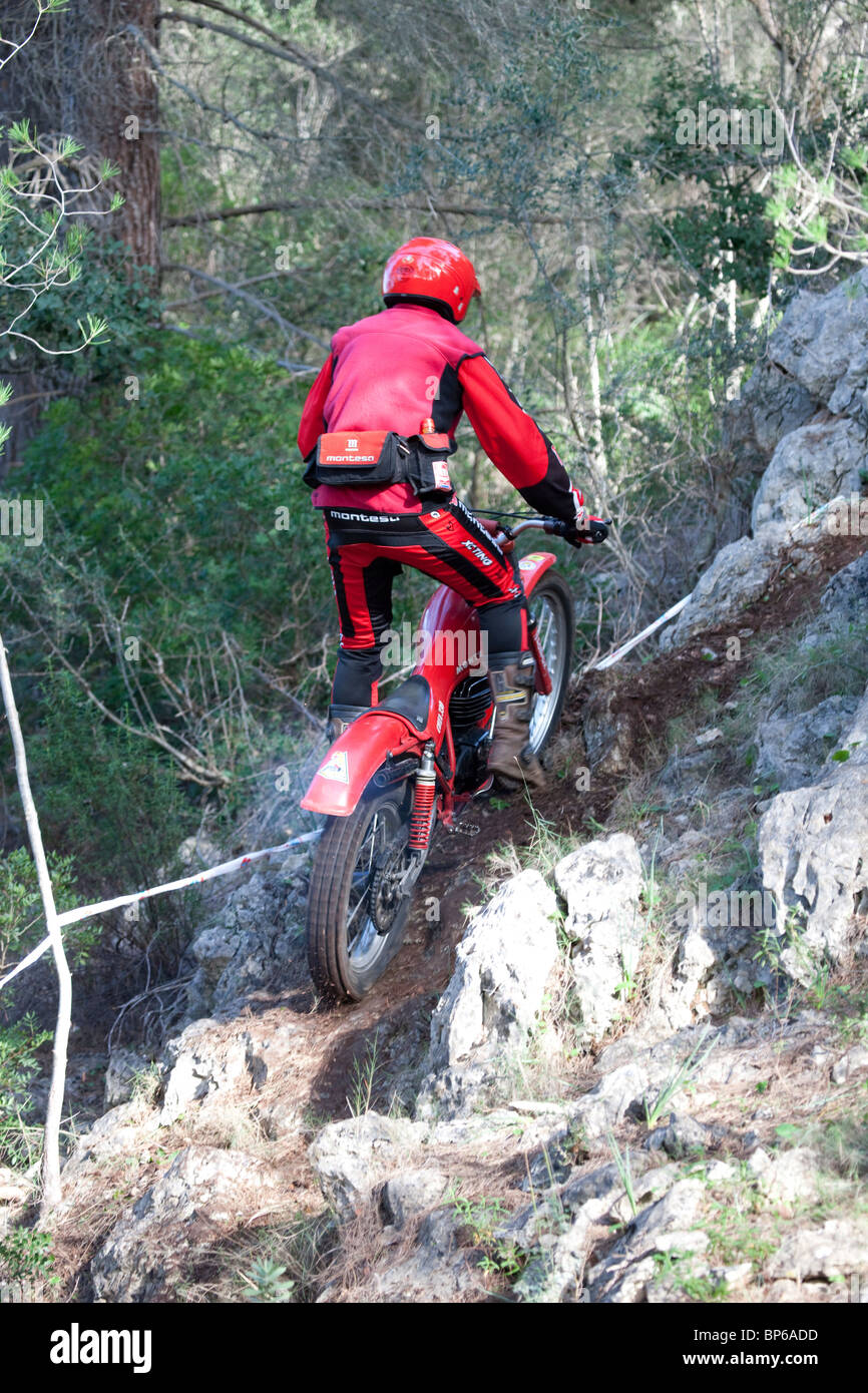 Classic Trial Biking Stock Photo - Alamy
