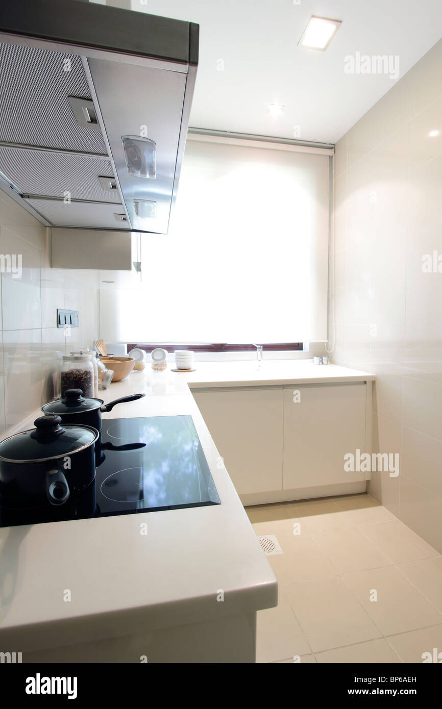 Interior view of a modern kitchen Stock Photo - Alamy