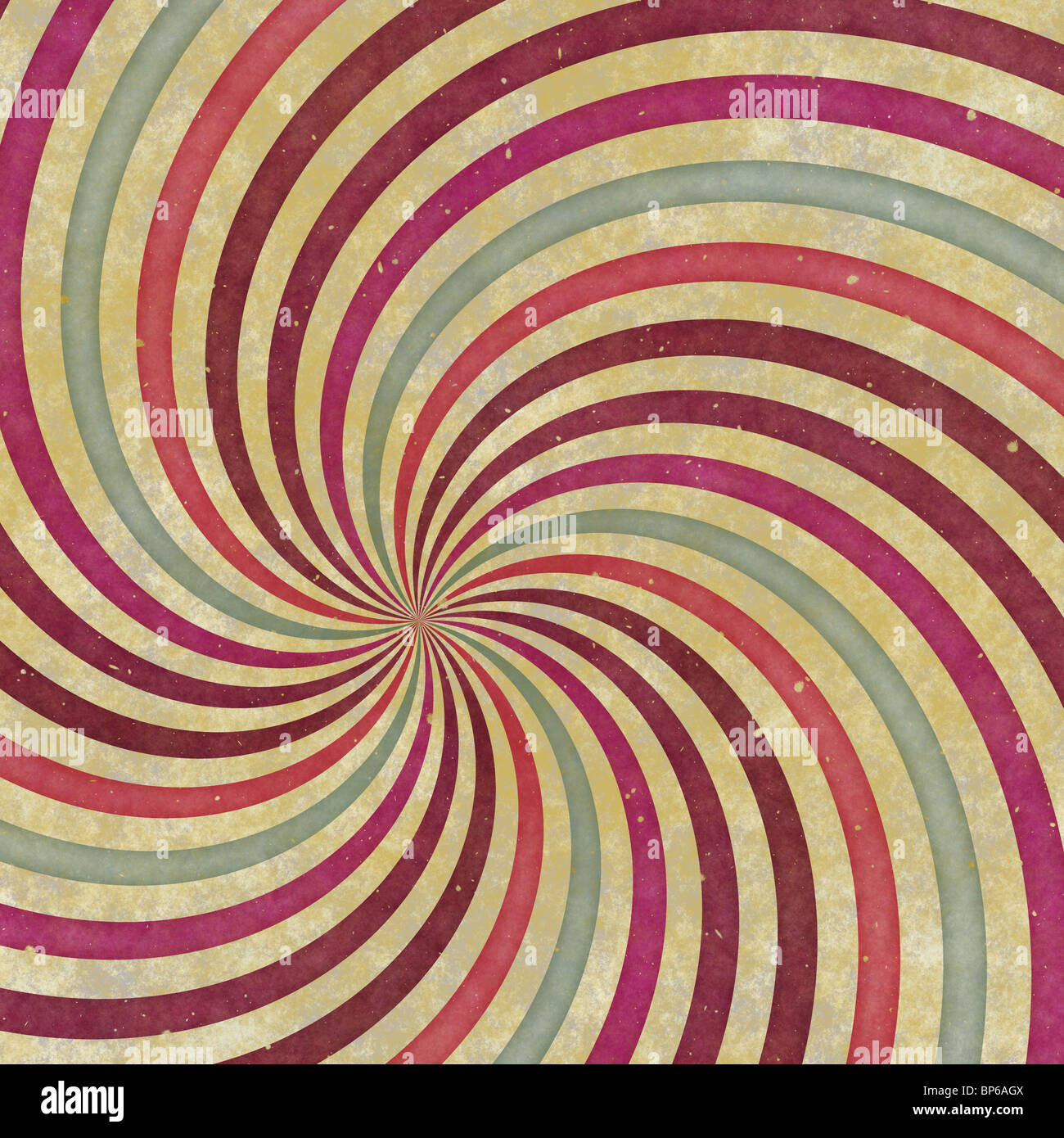 A grungy 60's retro poster that is old and stained Stock Photo - Alamy