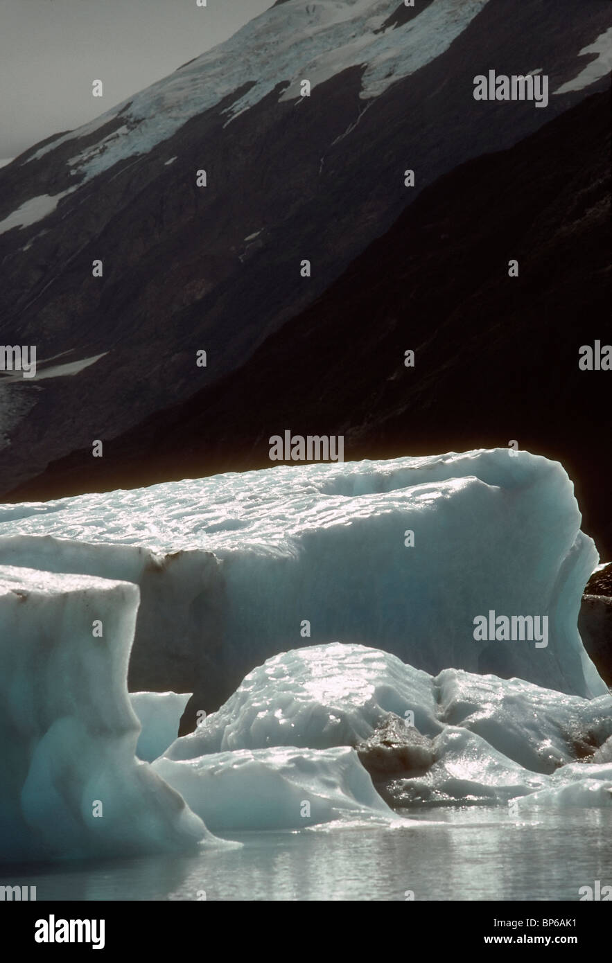 Alaska landscape with huge ice boulders Stock Photo - Alamy