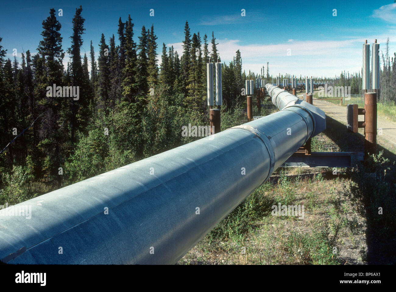 Oil pipeline Alaska USA Stock Photo - Alamy