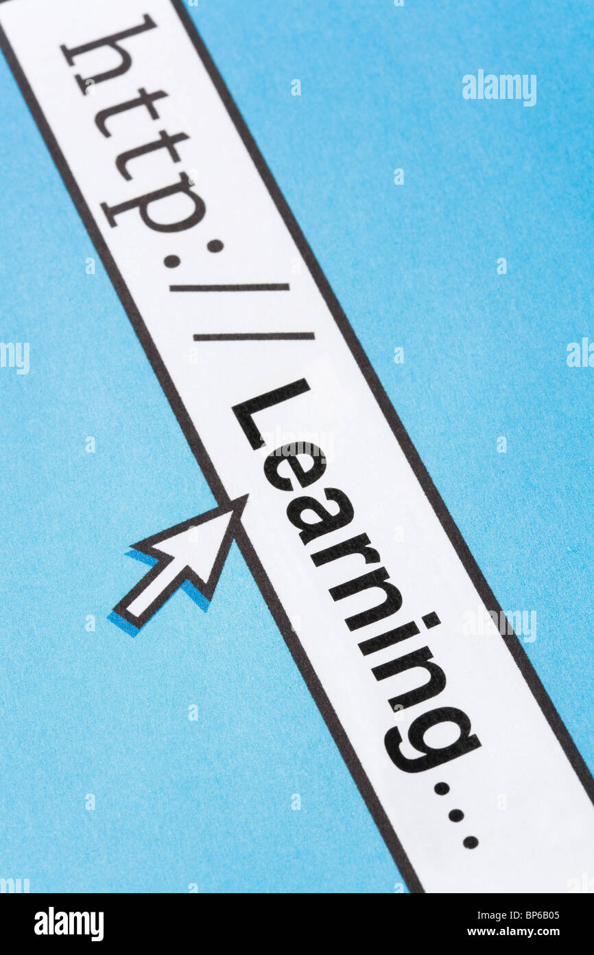 Concept of online learning hi-res stock photography and images - Alamy