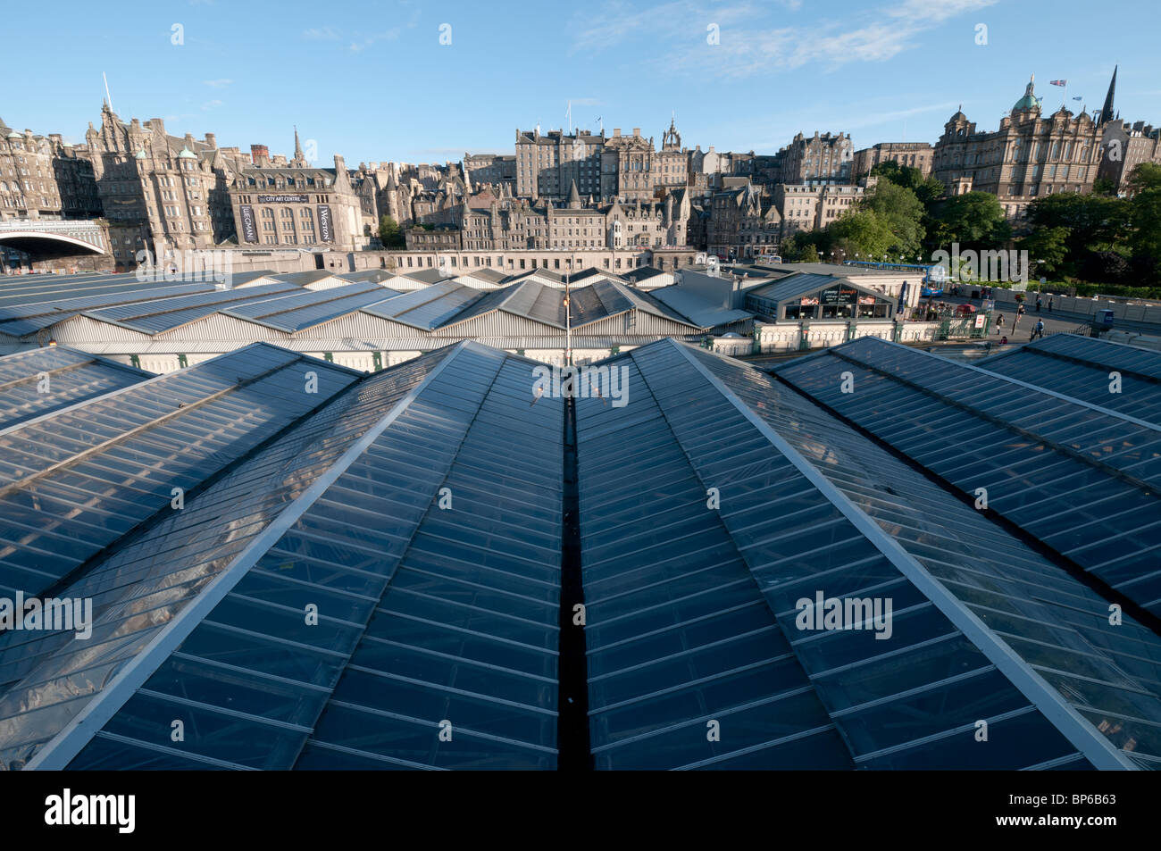 Edinburgh Glass Roof Stock Photo - Alamy