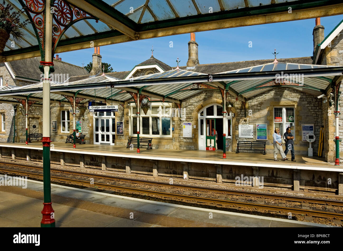 Grange Over Sands Station Train Station Stock Photos & Grange Over ...