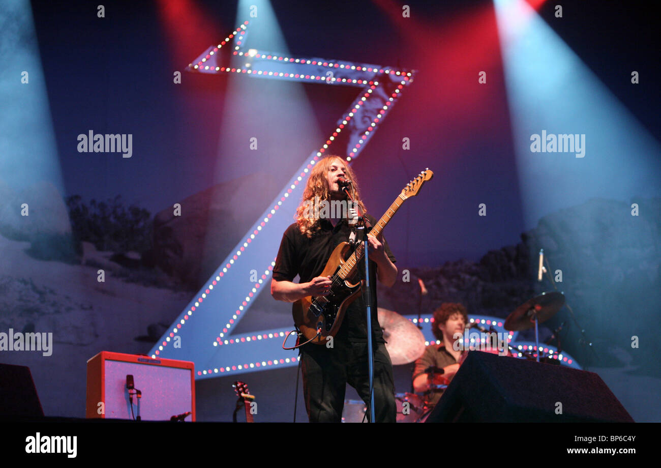Dave McCabe of The Zutons live on stage at V Festival in Essex Stock ...