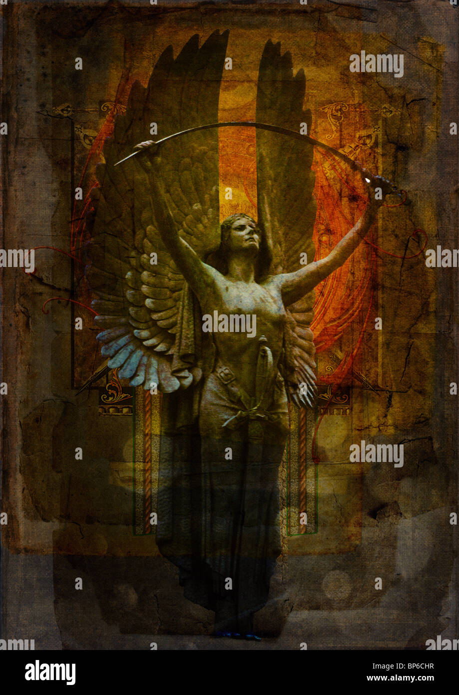 Angel with sword hi-res stock photography and images - Alamy
