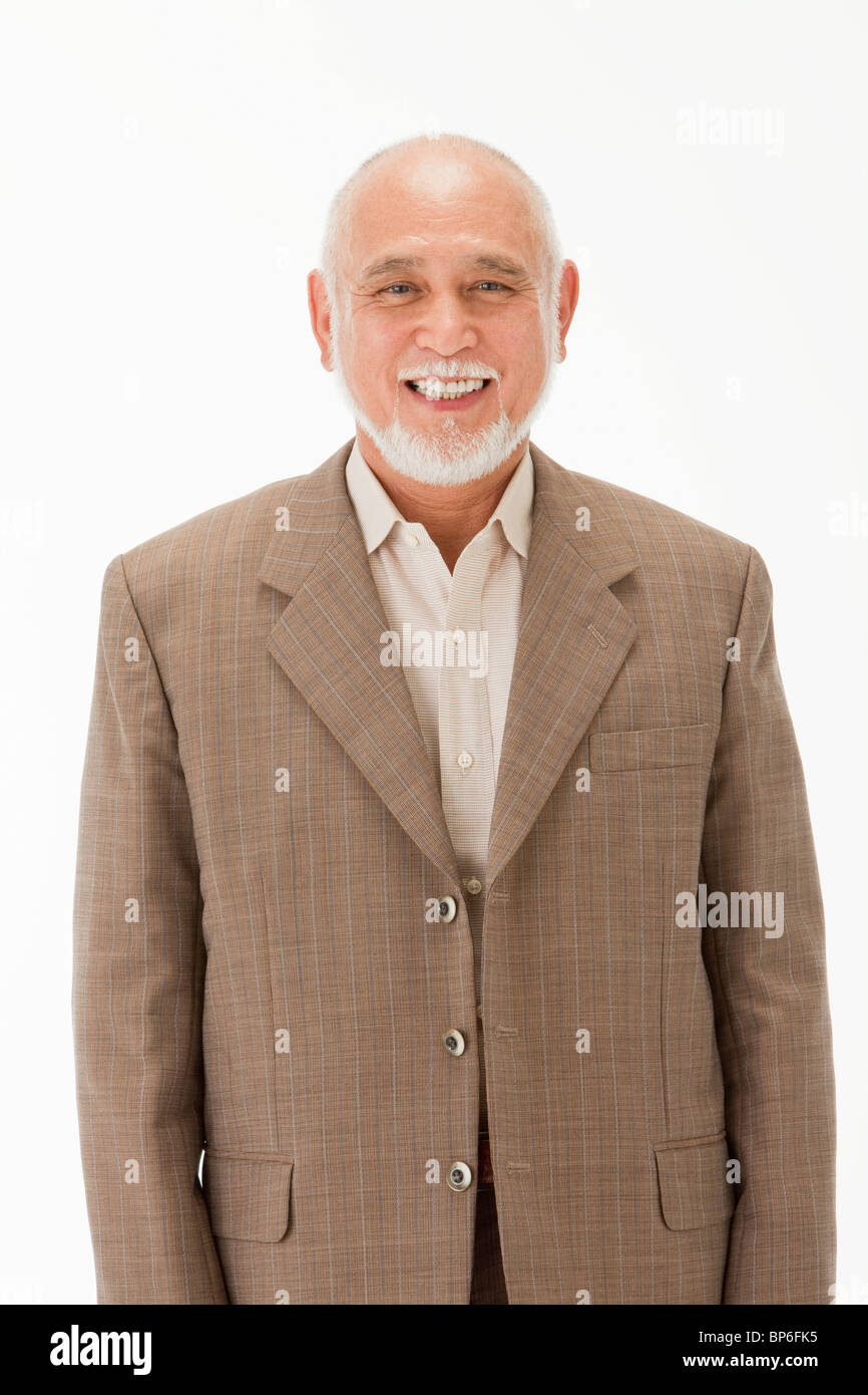 Portrait of Senior Man Stock Photo - Alamy