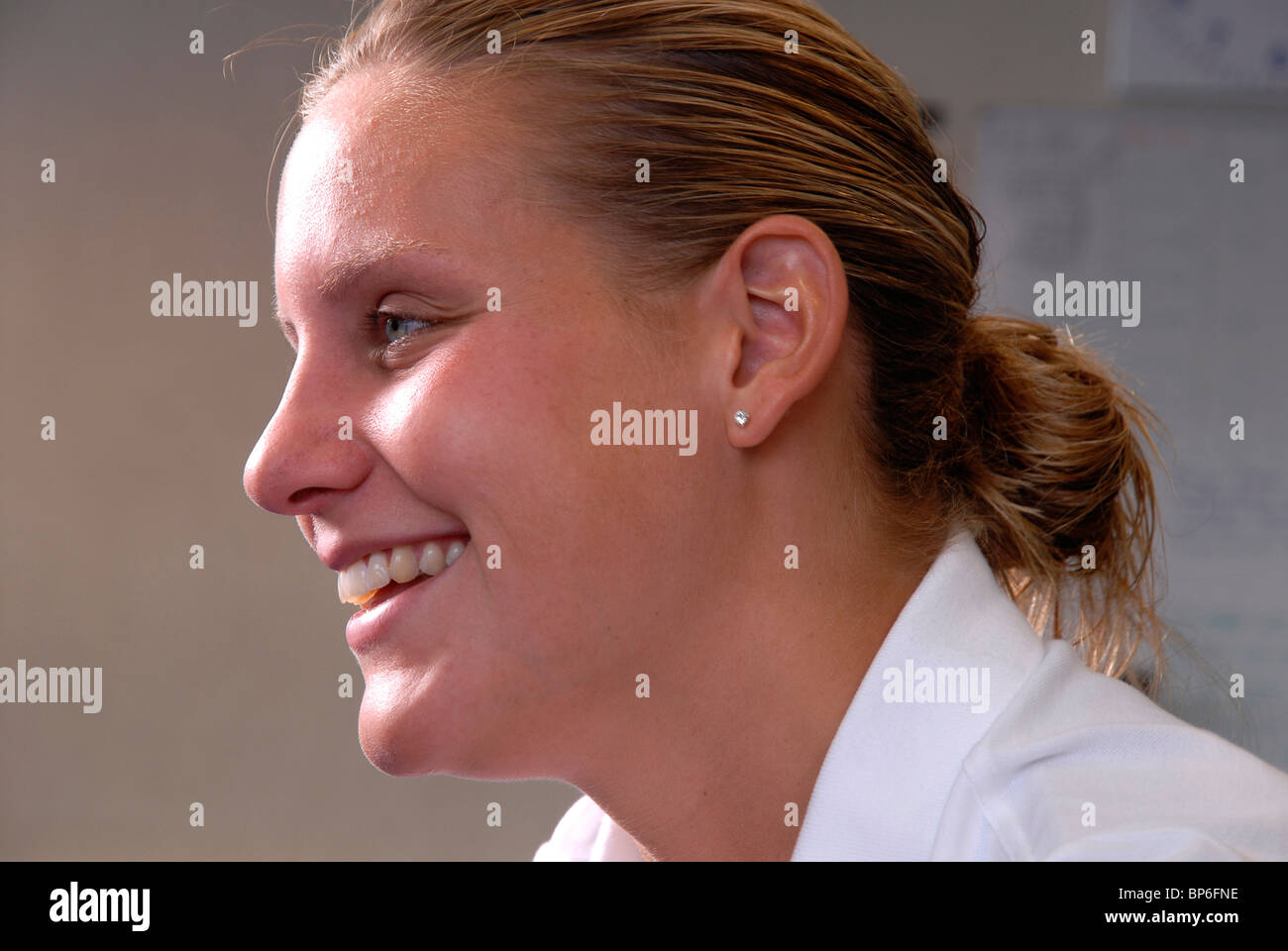 British Olympic swimmer Joanne Jackson, the 400m freestyle world record ...