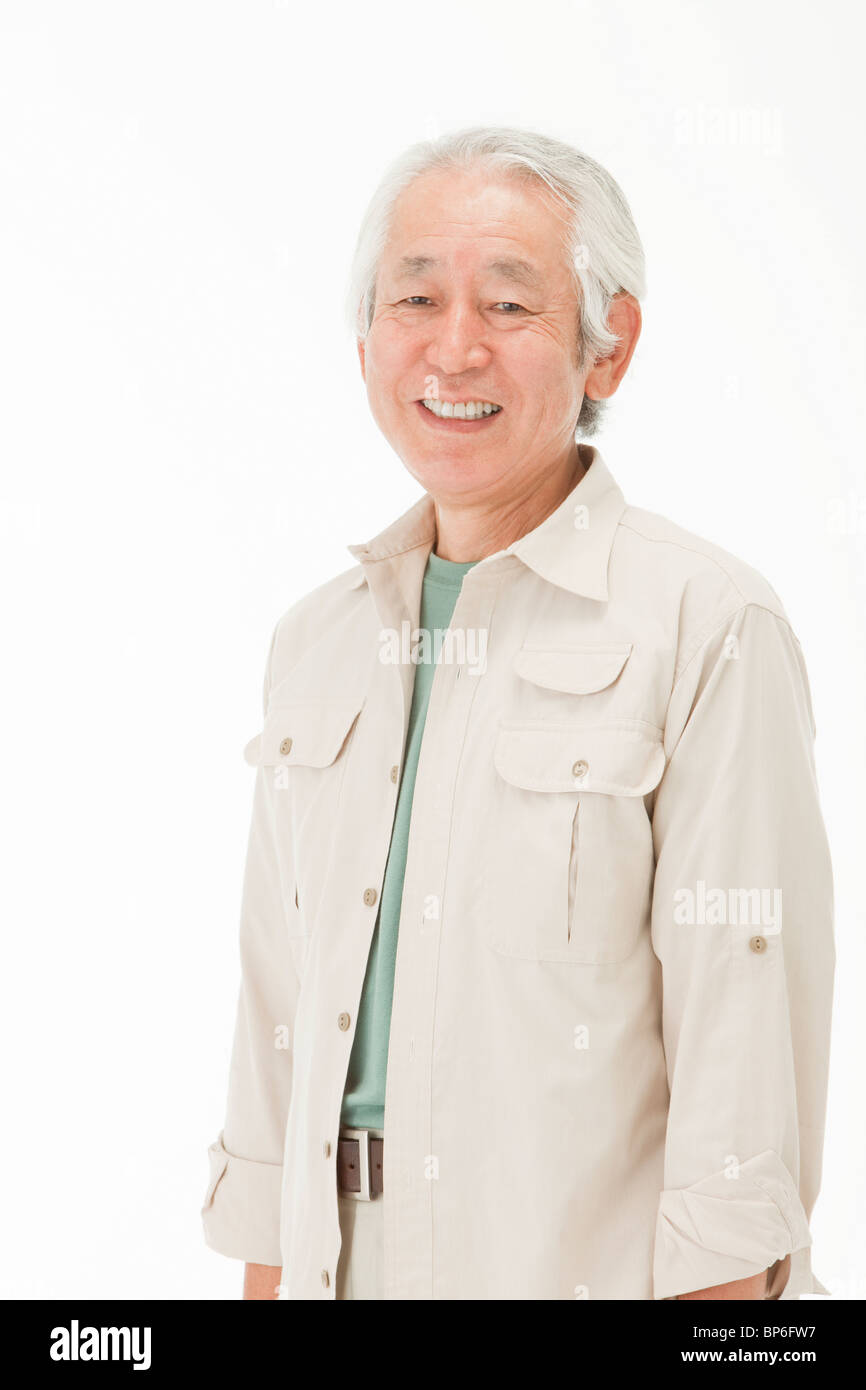 Portrait of Senior Man Stock Photo - Alamy