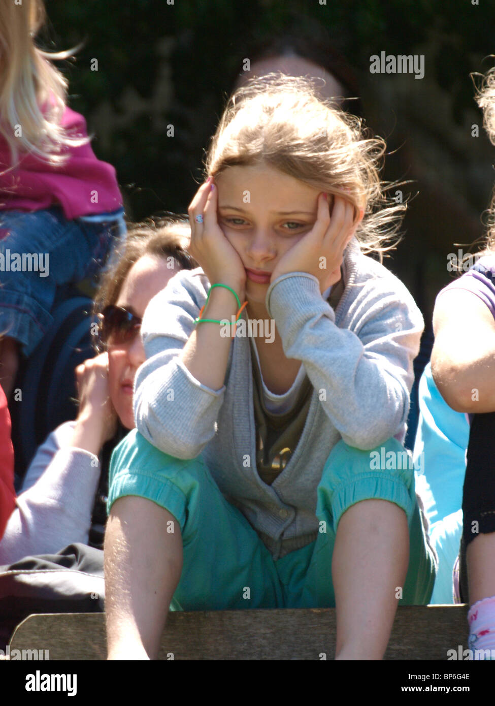 Bored child, UK Stock Photo - Alamy