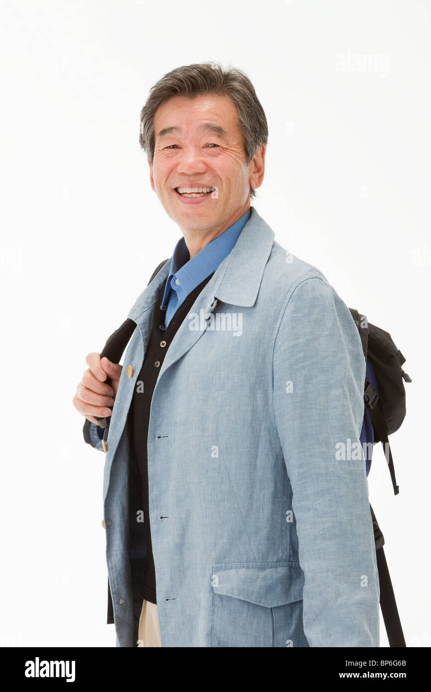 Portrait of Senior Man Stock Photo - Alamy