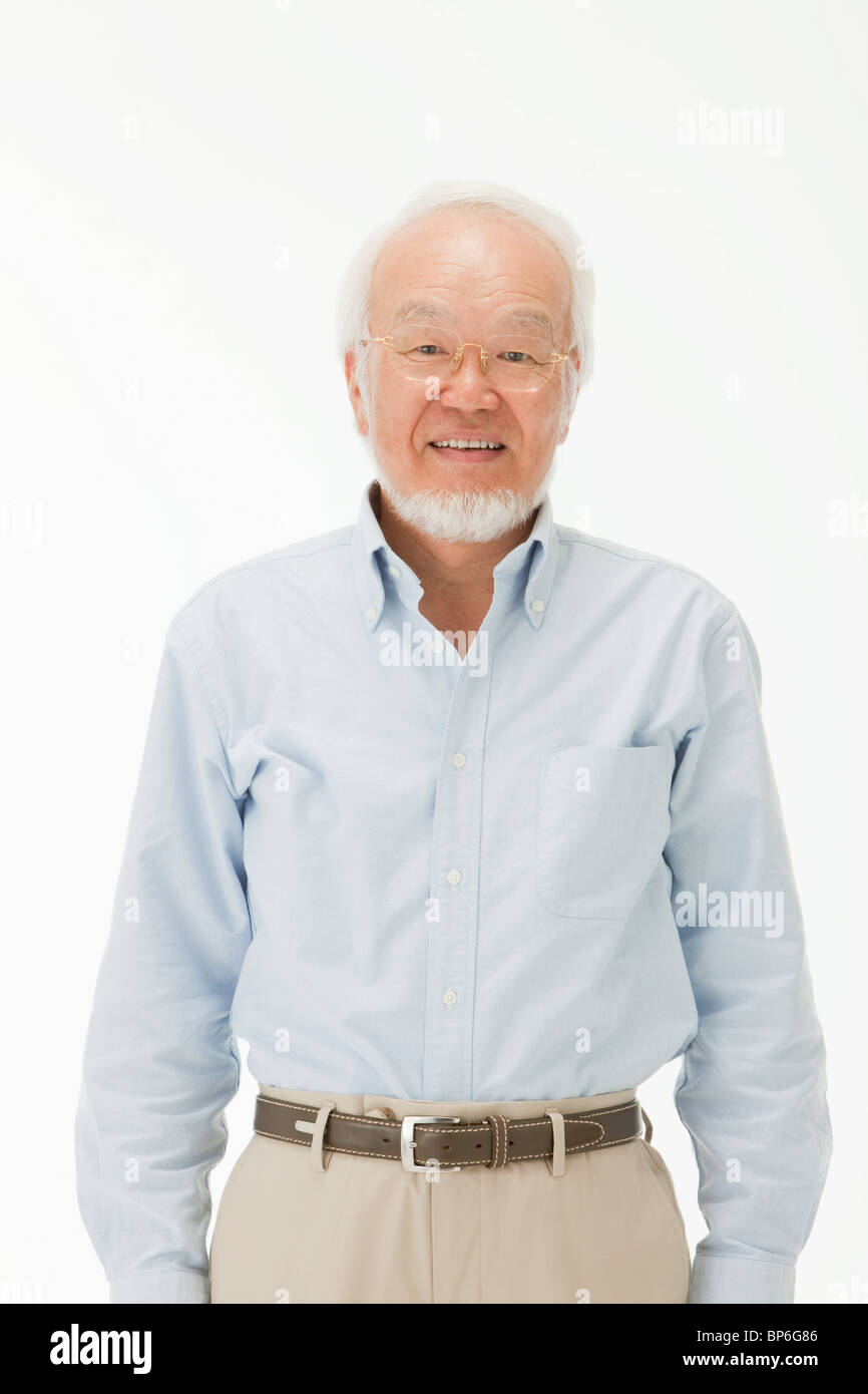 Portrait of Senior Man Stock Photo - Alamy