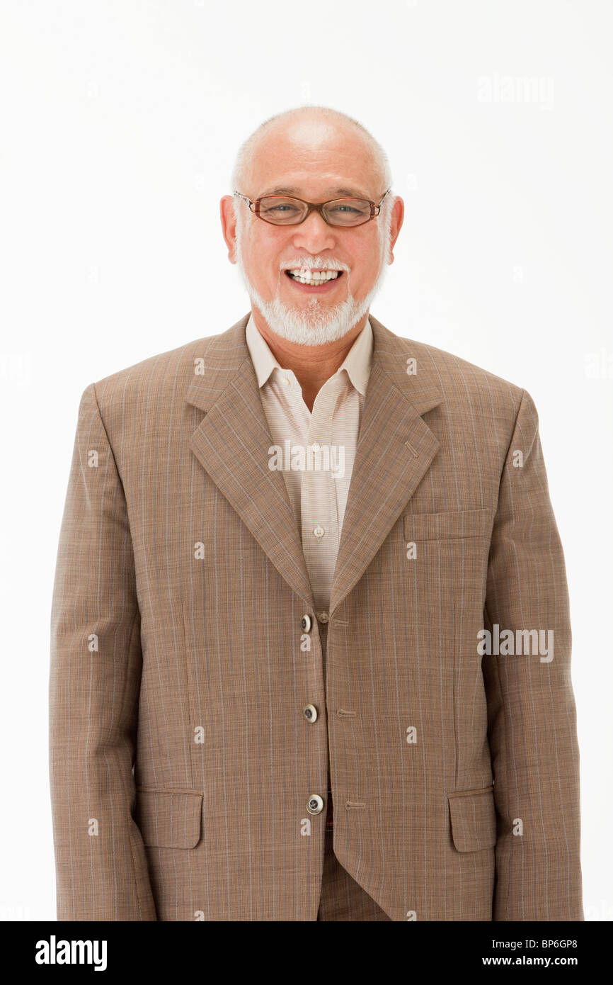 Portrait of Senior Man Stock Photo - Alamy