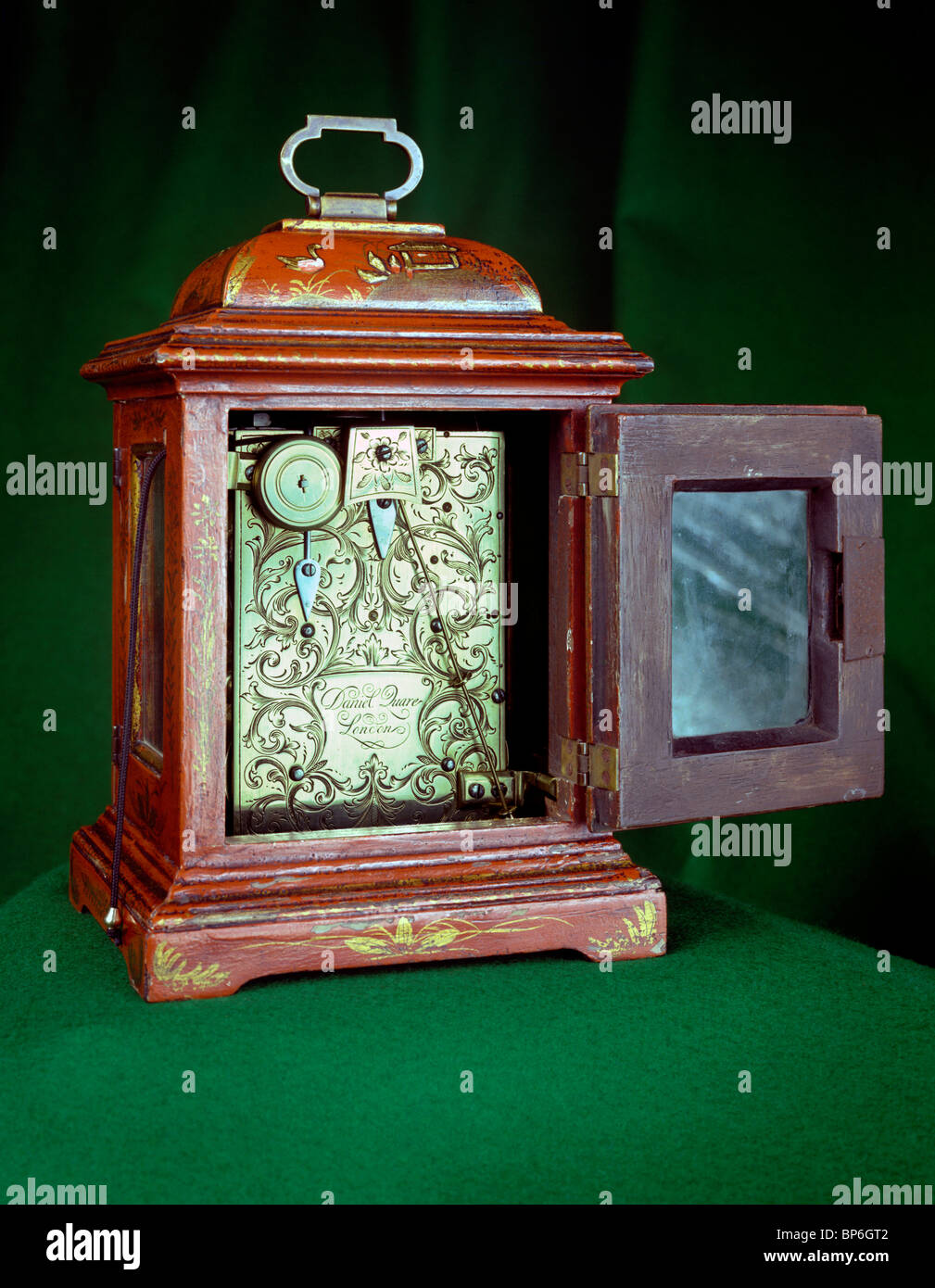 English Bracket clock Stock Photo - Alamy