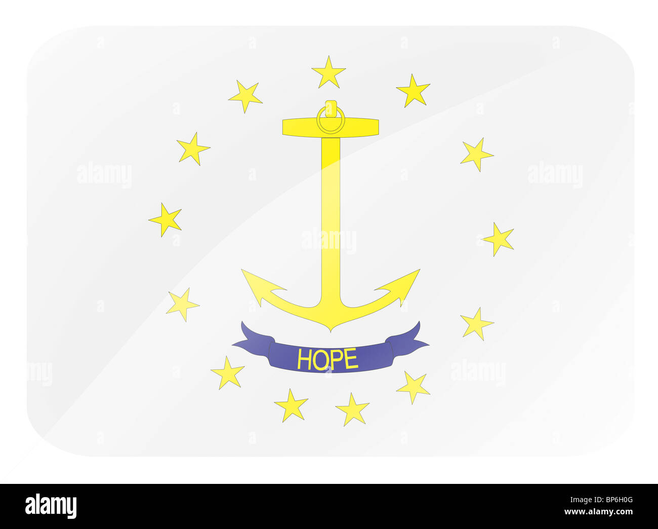 Rhode Island flag Stock Photo - Alamy