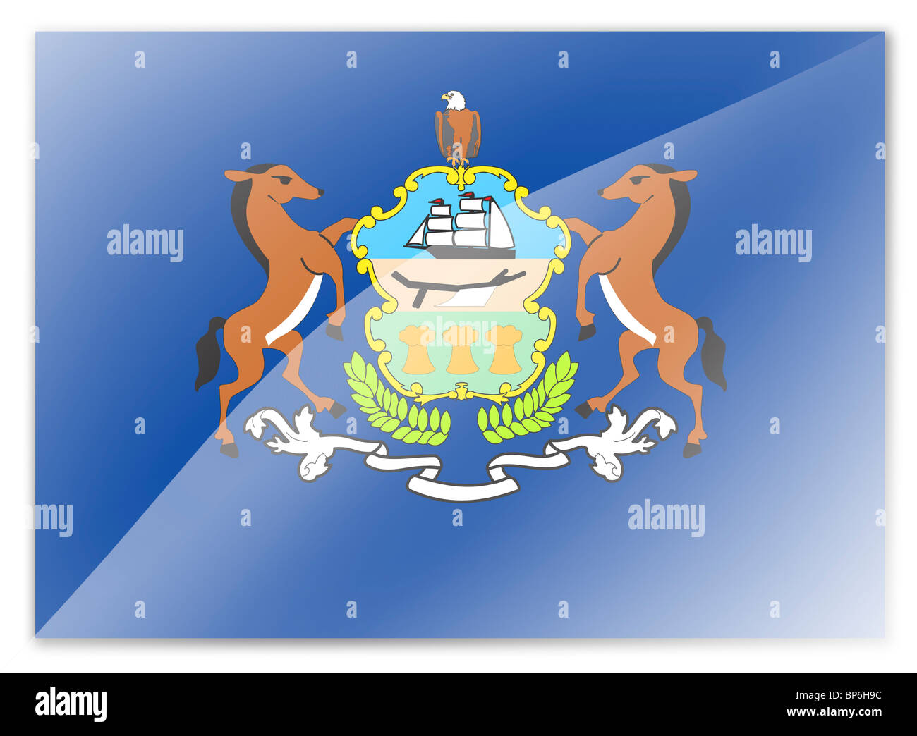 Pennsylvania flag hi-res stock photography and images - Alamy
