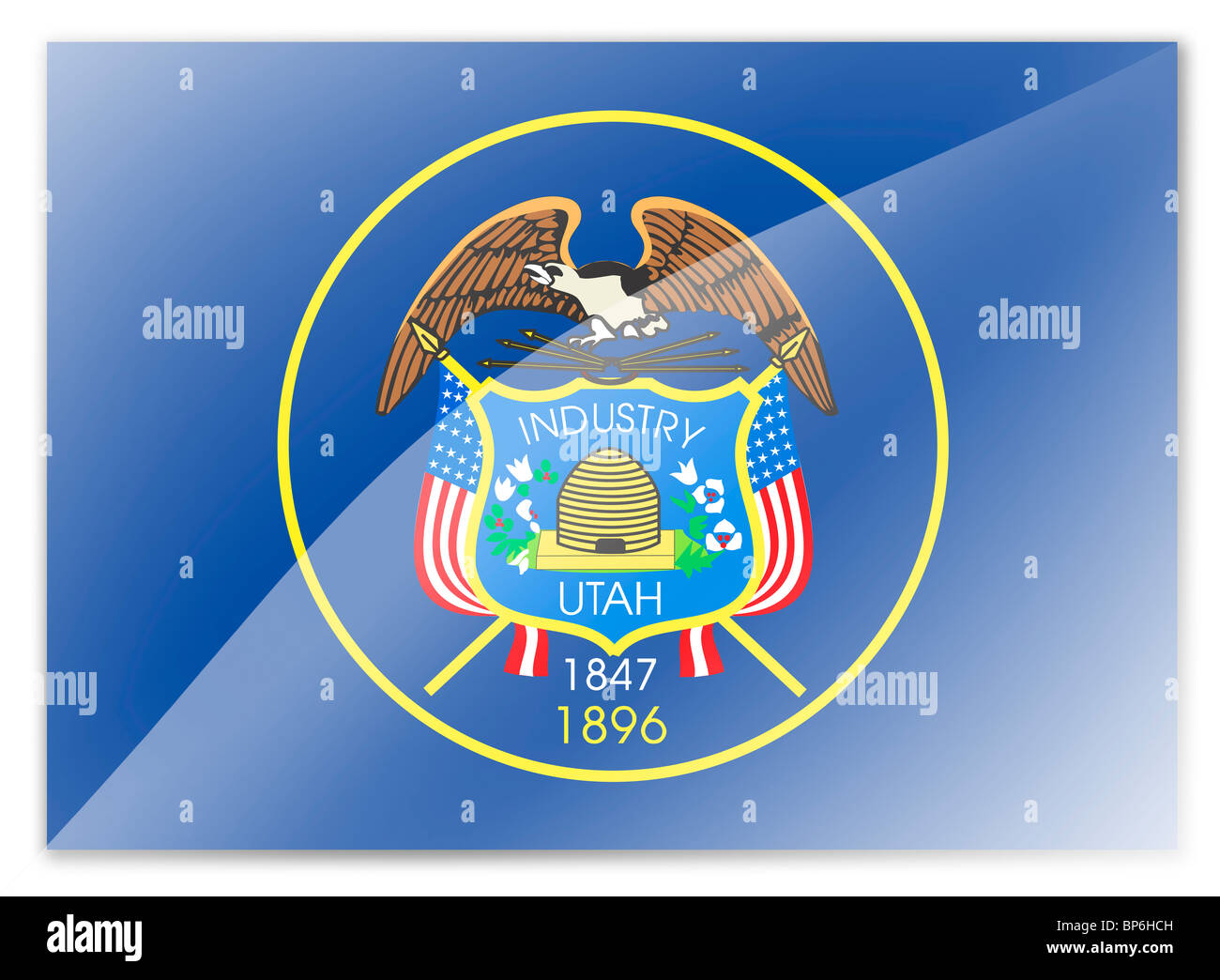 Utah flag hi-res stock photography and images - Alamy