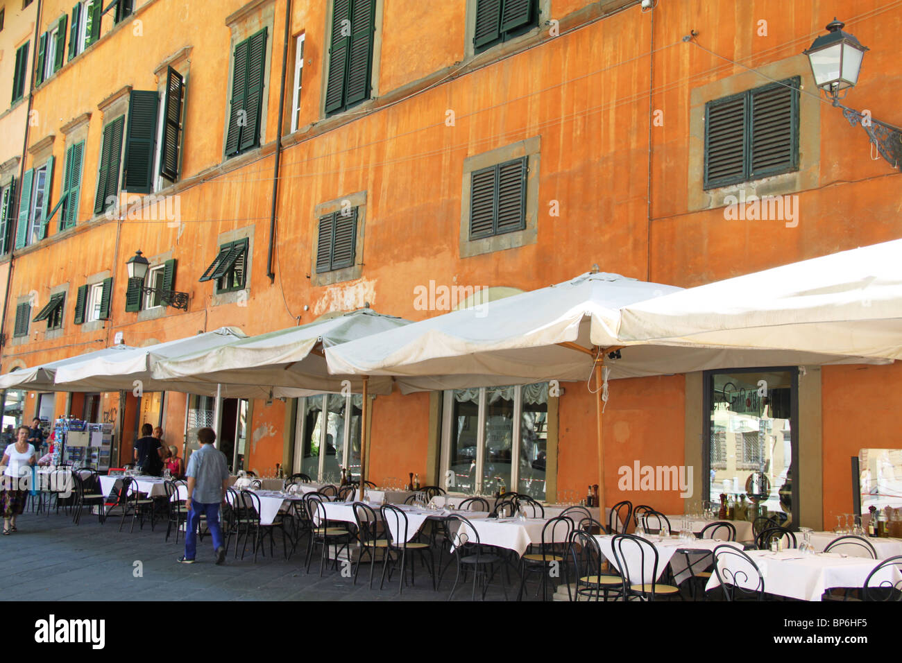 Restaurant, Lucca, Tuscany, Italy Stock Photo - Alamy