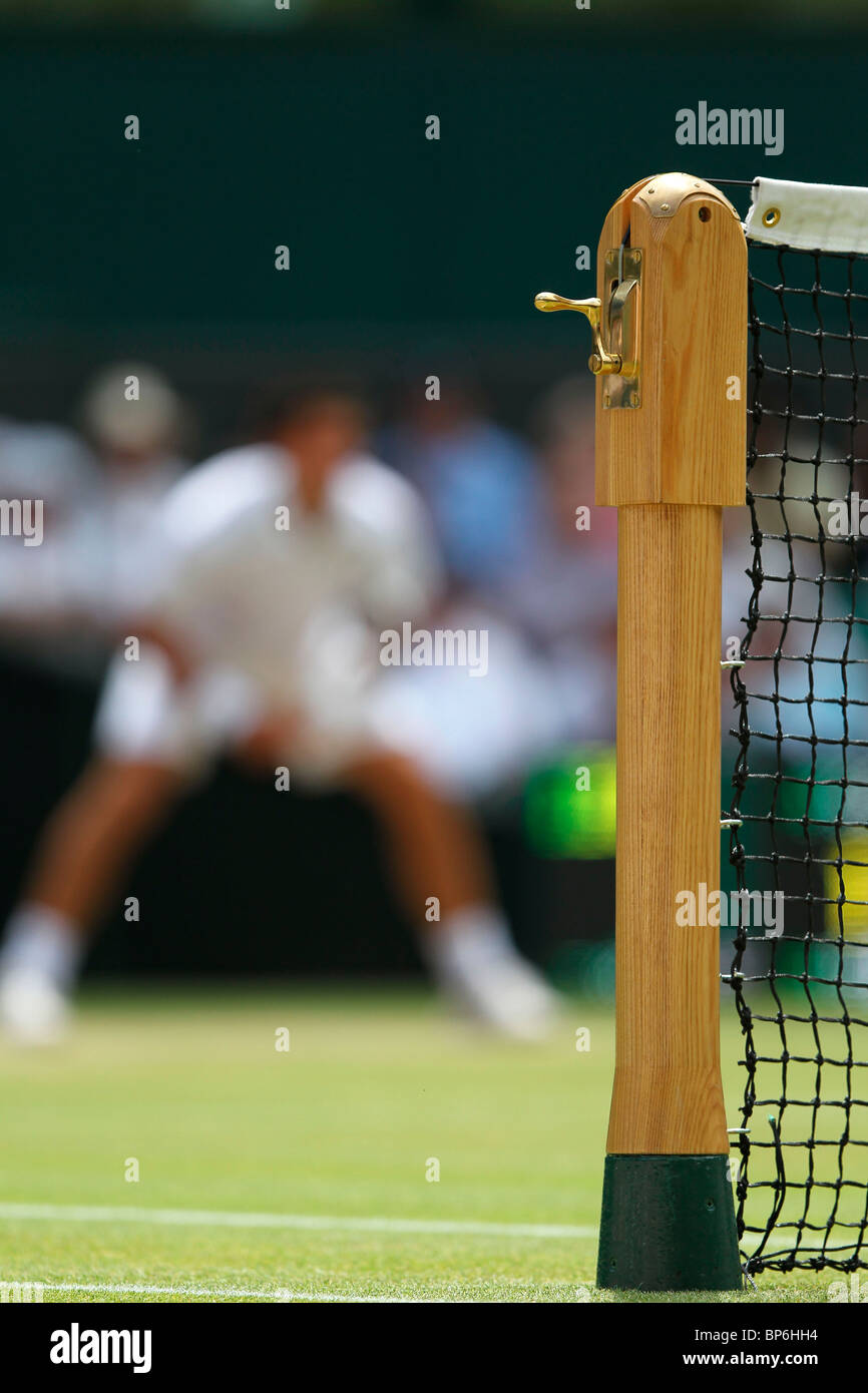 Detail of net on the Centre Court at Wimbledon Stock Photo - Alamy