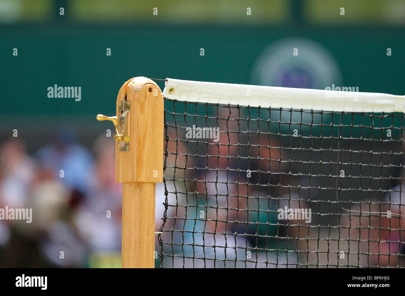 Detail of net on the Centre Court at Wimbledon Stock Photo - Alamy