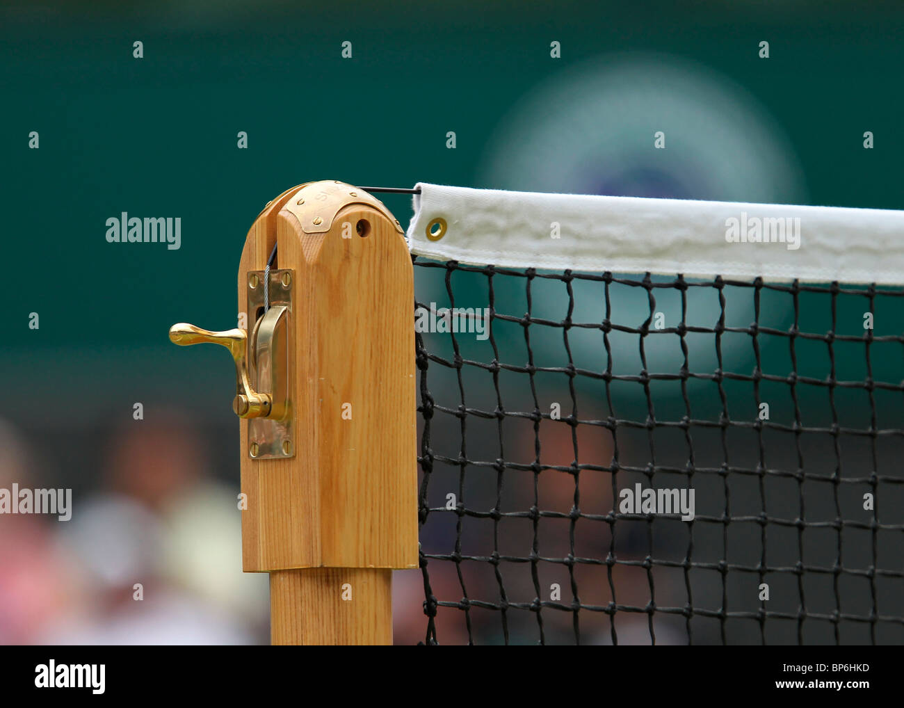 Detail of net on the Centre Court at Wimbledon Stock Photo - Alamy