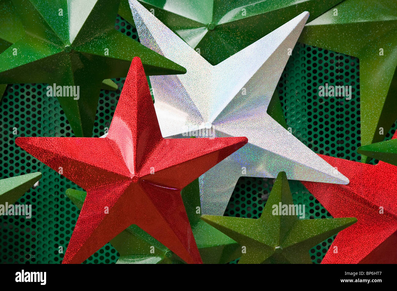Detail of star shaped decorations Stock Photo - Alamy