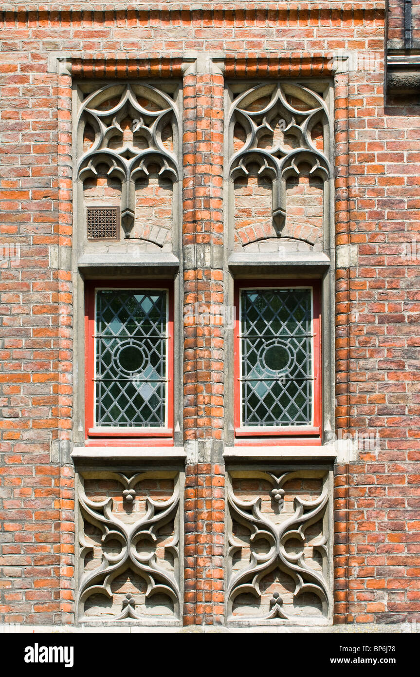 Historic centre of Bruges, Window, Belgium Stock Photo - Alamy