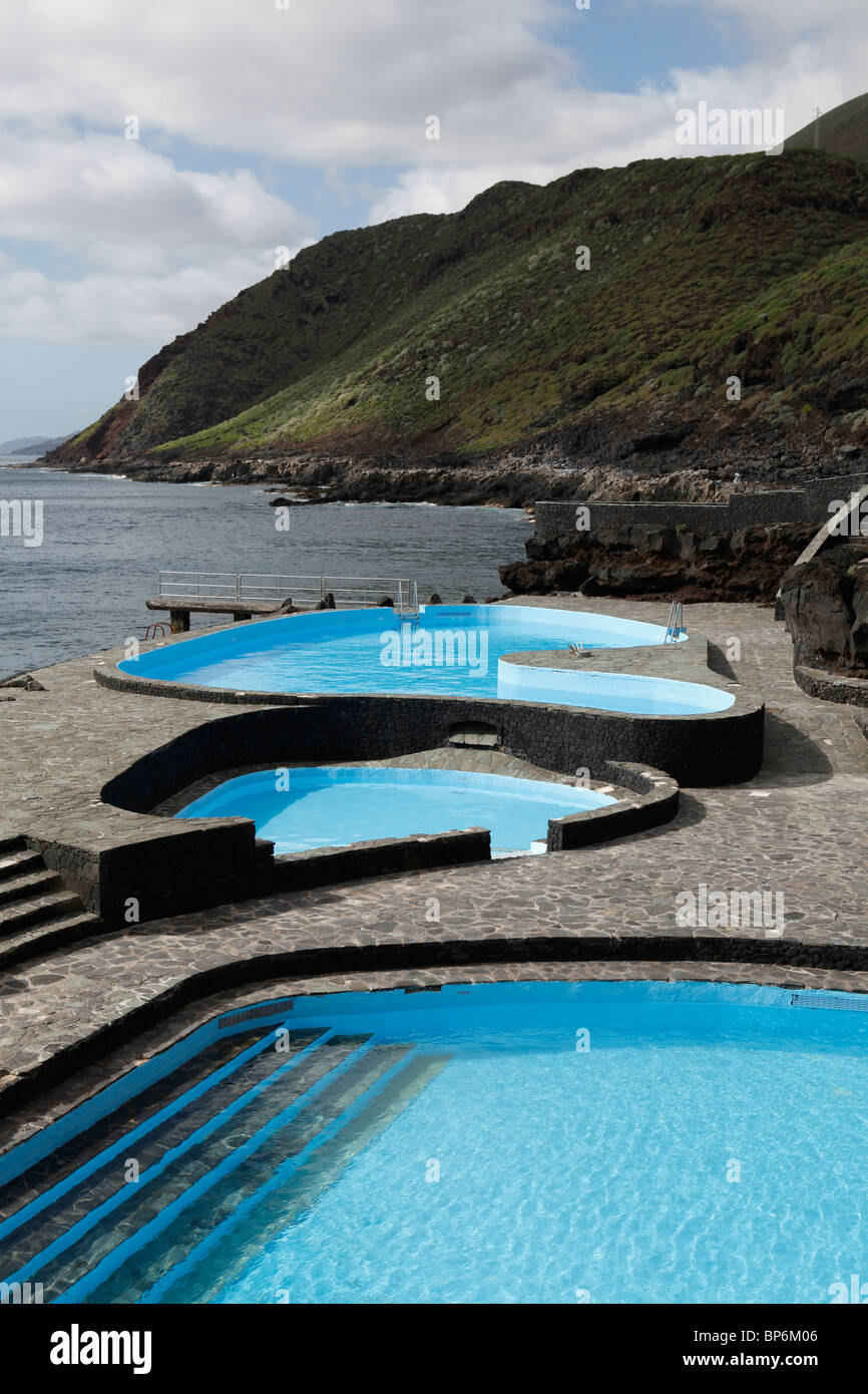 Swimming pools next to the sea Stock Photo - Alamy