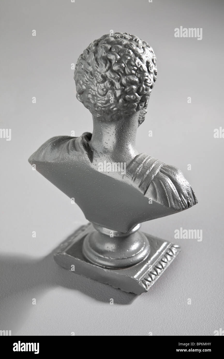 A male bust, rear view Stock Photo - Alamy