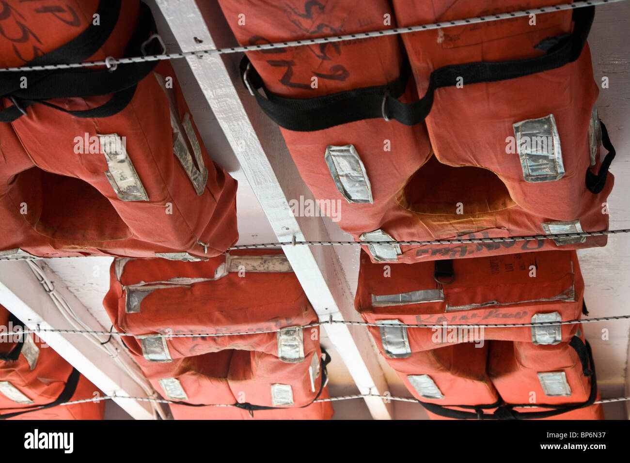 Life jacket and cruise ship hi-res stock photography and images - Alamy