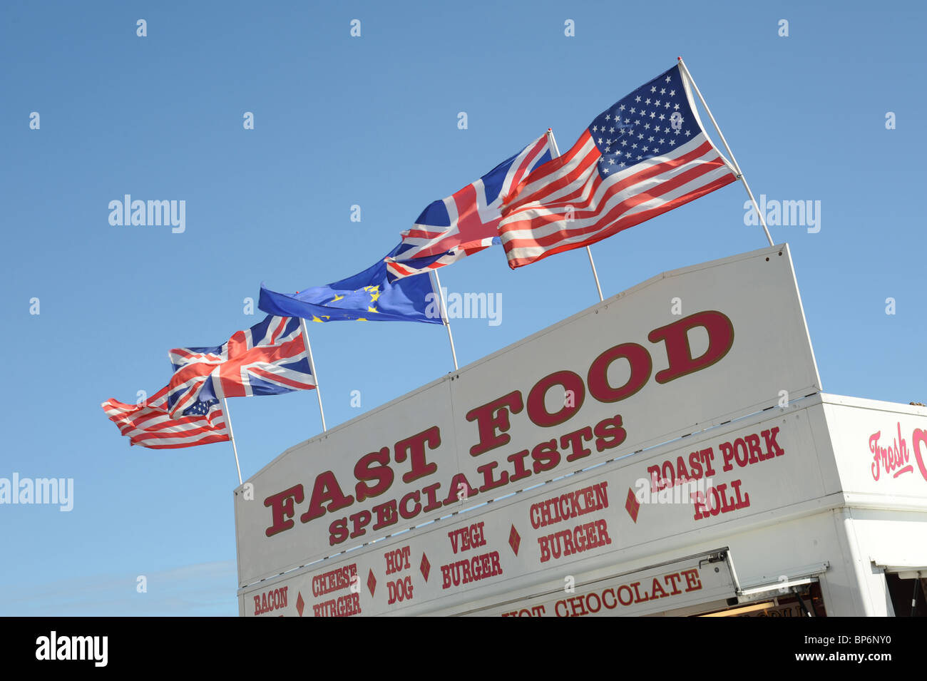 Fast food stall Stock Photo - Alamy