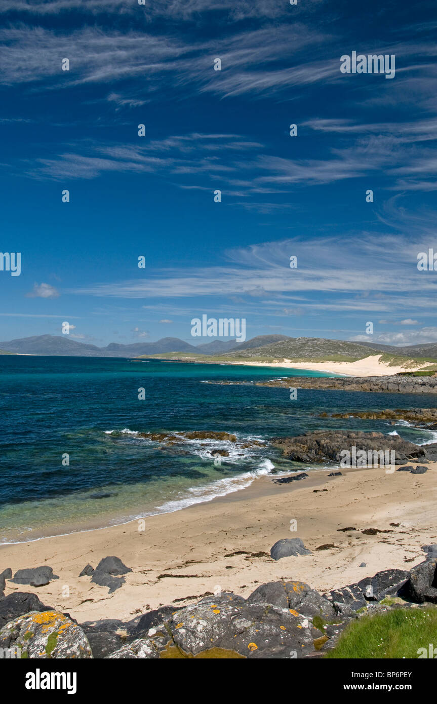 West Coast of Harris mix of Rocky inlets and extensive long beaches ...