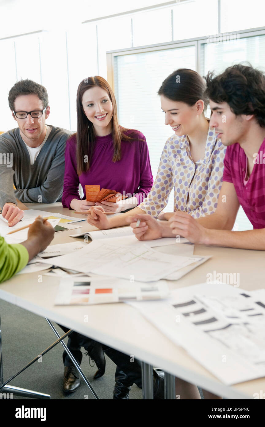 Business executives discussing in an office Stock Photo - Alamy