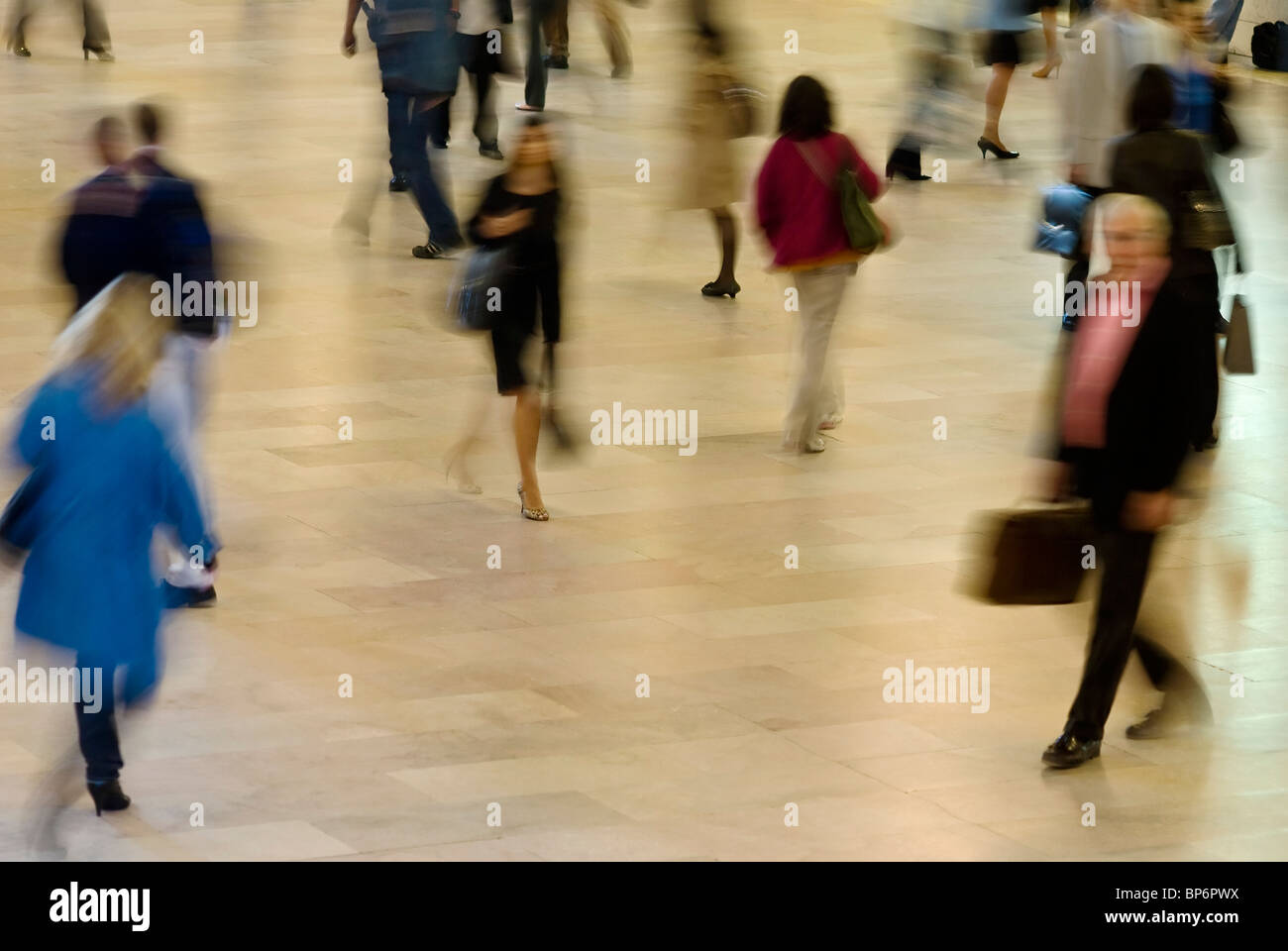 Pedestrian pedestrians crowd crowds hi-res stock photography and images ...